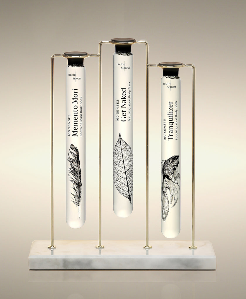 The Trio Cylinder Soak Stand – 100 SENSES